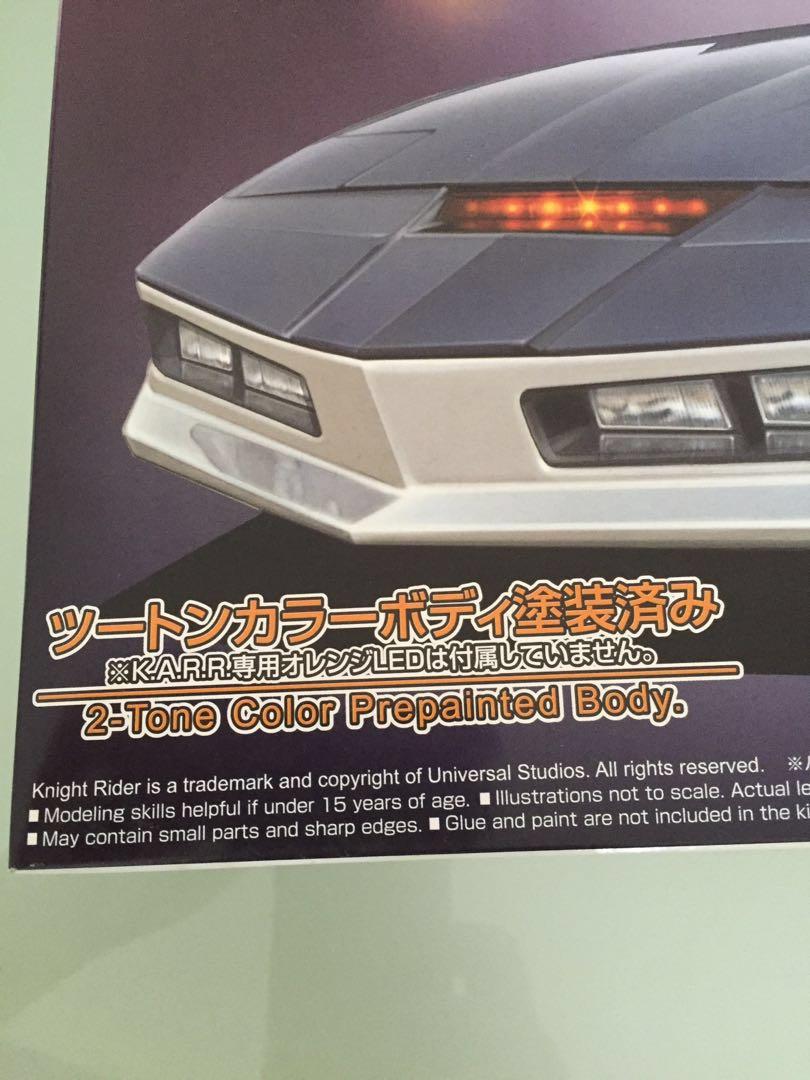 Knight Rider KARR 1/24 Model Kit (KITT), Hobbies & Toys, Toys & Games ...