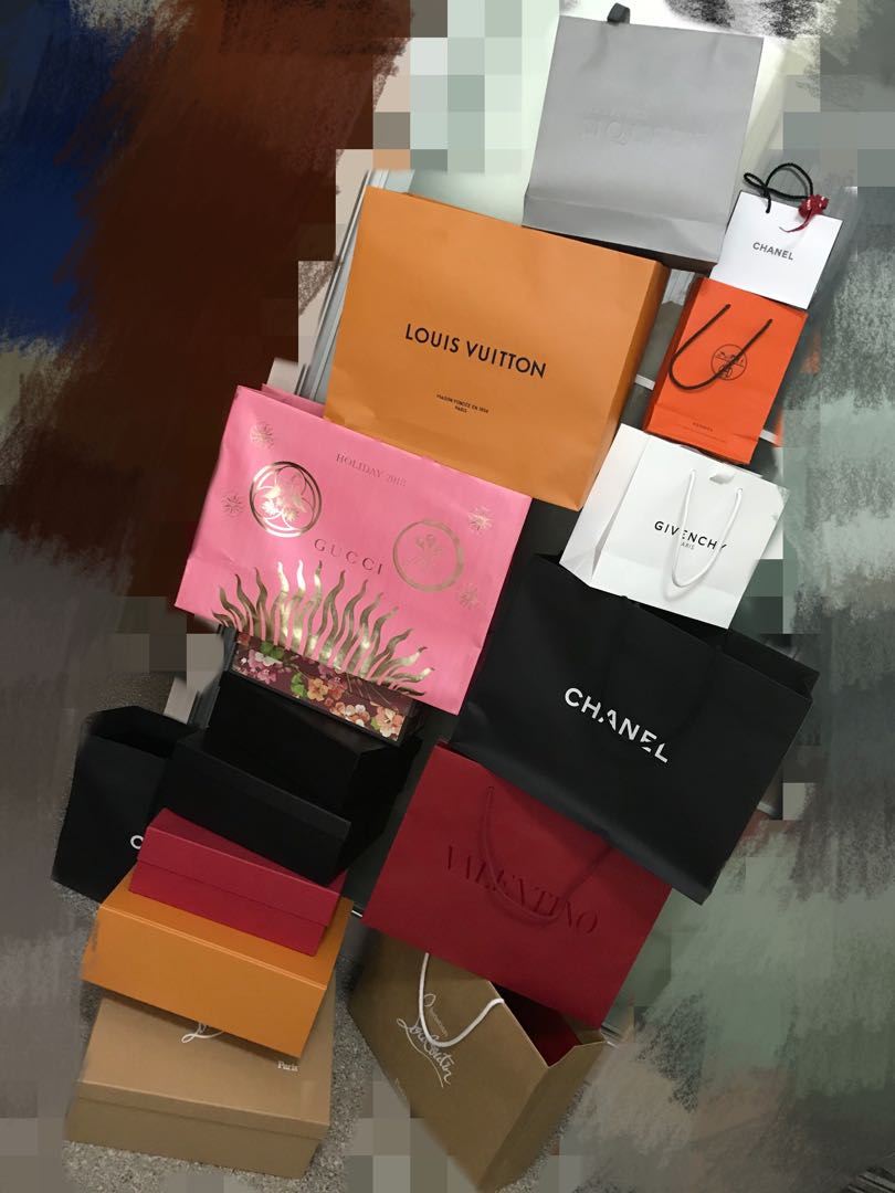 Luxury Brands Paper Bags, Luxury, Bags & Wallets on Carousell