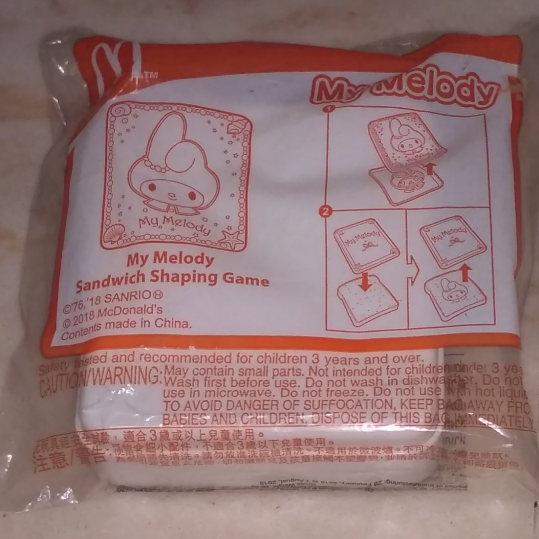 (MDHM) My Melody Sandwich Shaping game set., Hobbies & Toys, Toys ...