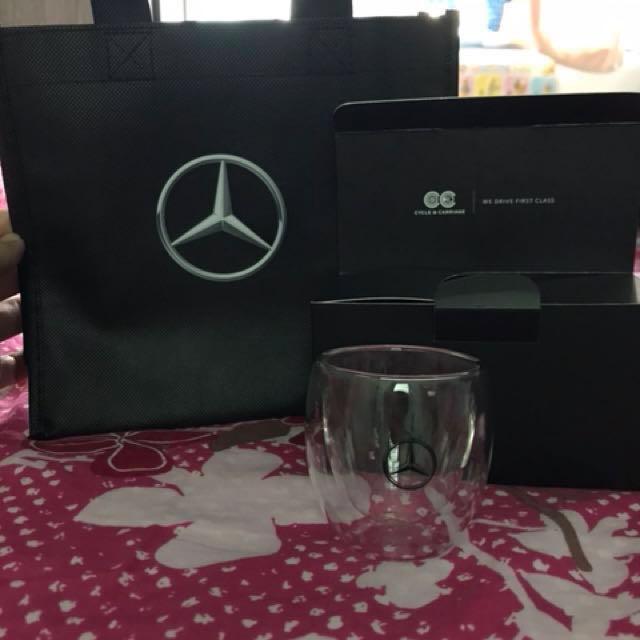 Mercedes Benz Espresso Glasses, TV & Home Appliances, Kitchen ...