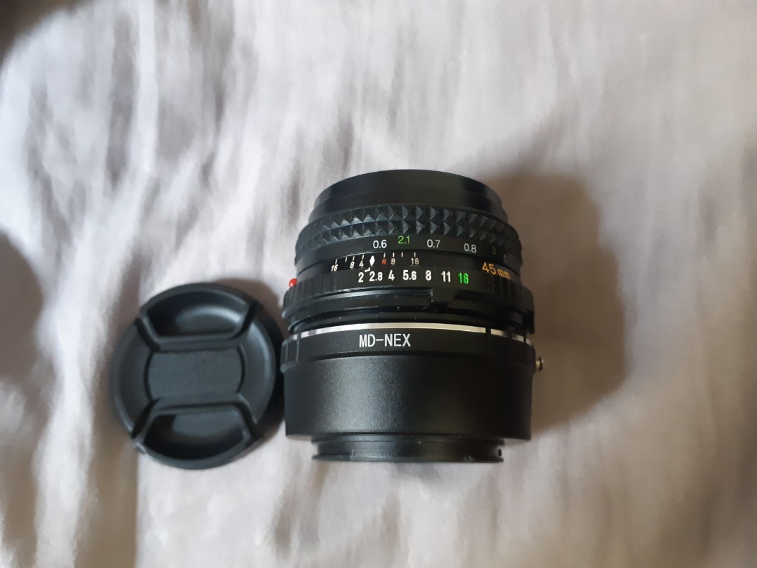 Minolta 45mm f2, Photography, Lens & Kits on Carousell