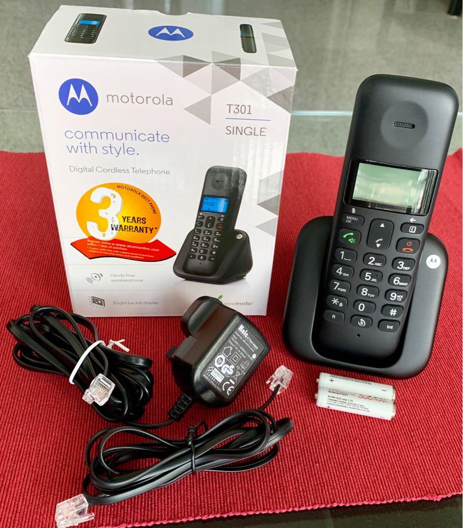 Motorola T301 Cordless Phone, Mobile Phones & Gadgets, Wearables & Smart Watches on Carousell