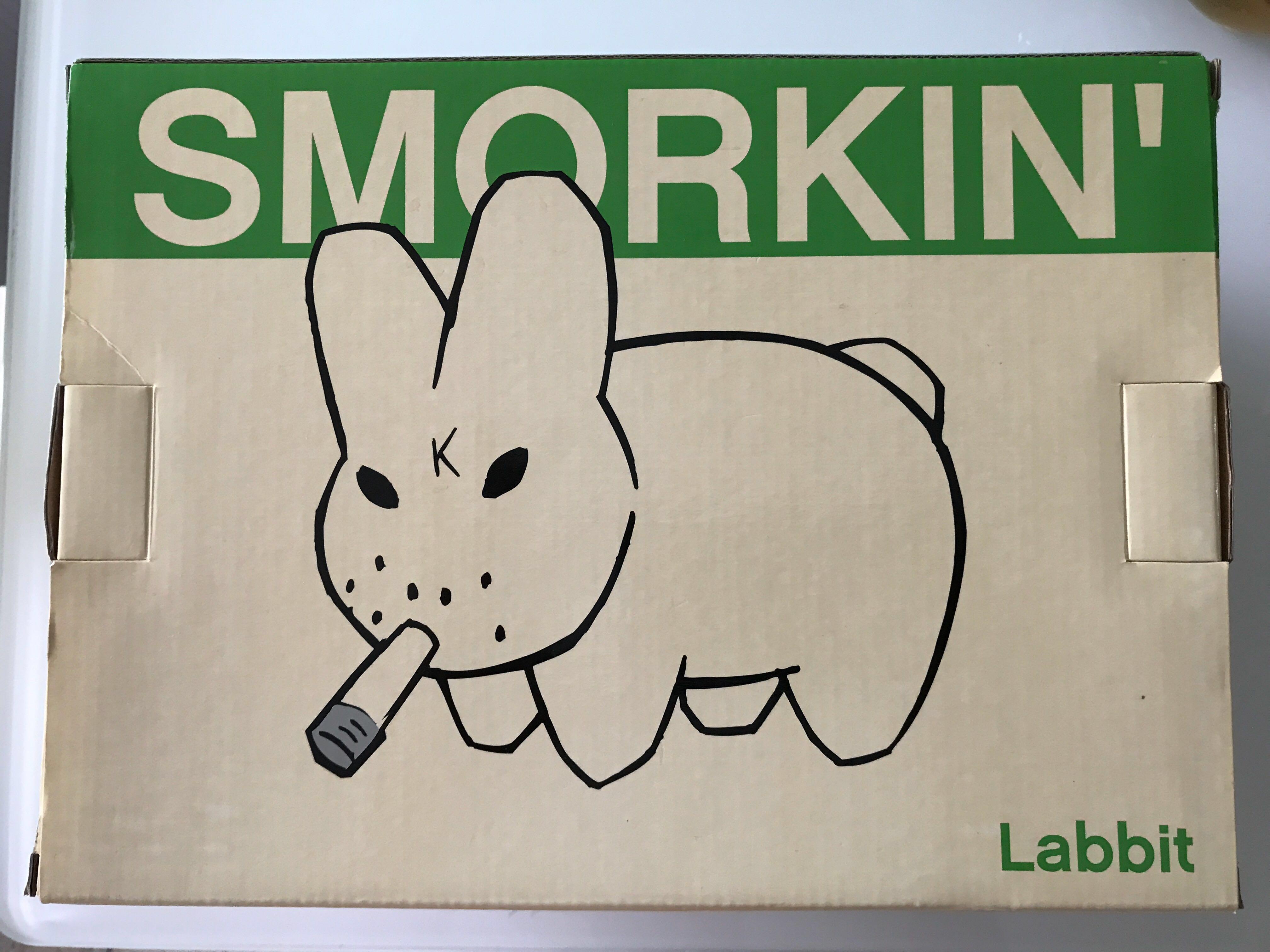 Original Smorking Labbit 10 inch Glow in the Dark, Furniture & Home ...