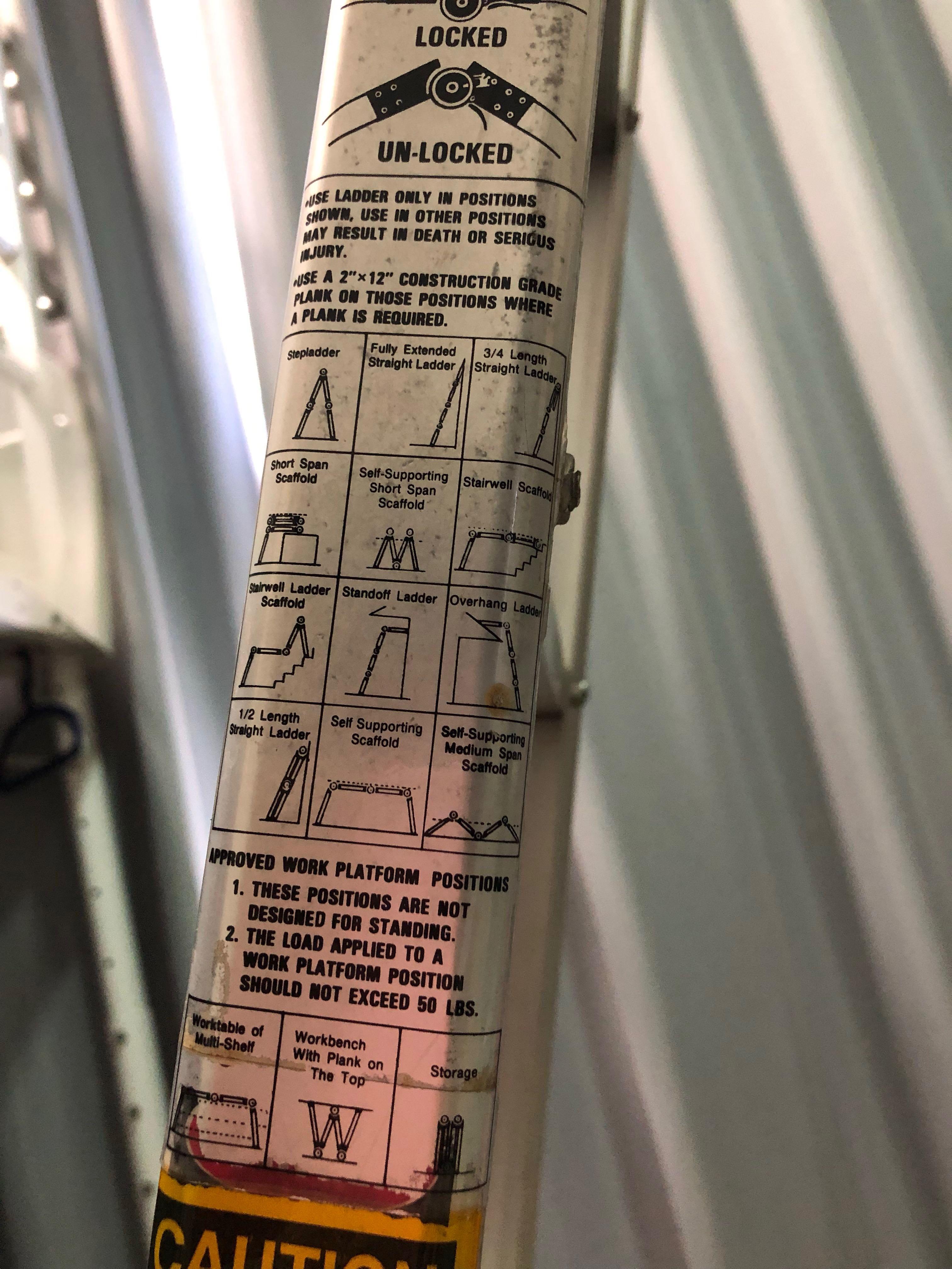 PAL System Adjustable Folding Ladder , Everything Else on Carousell