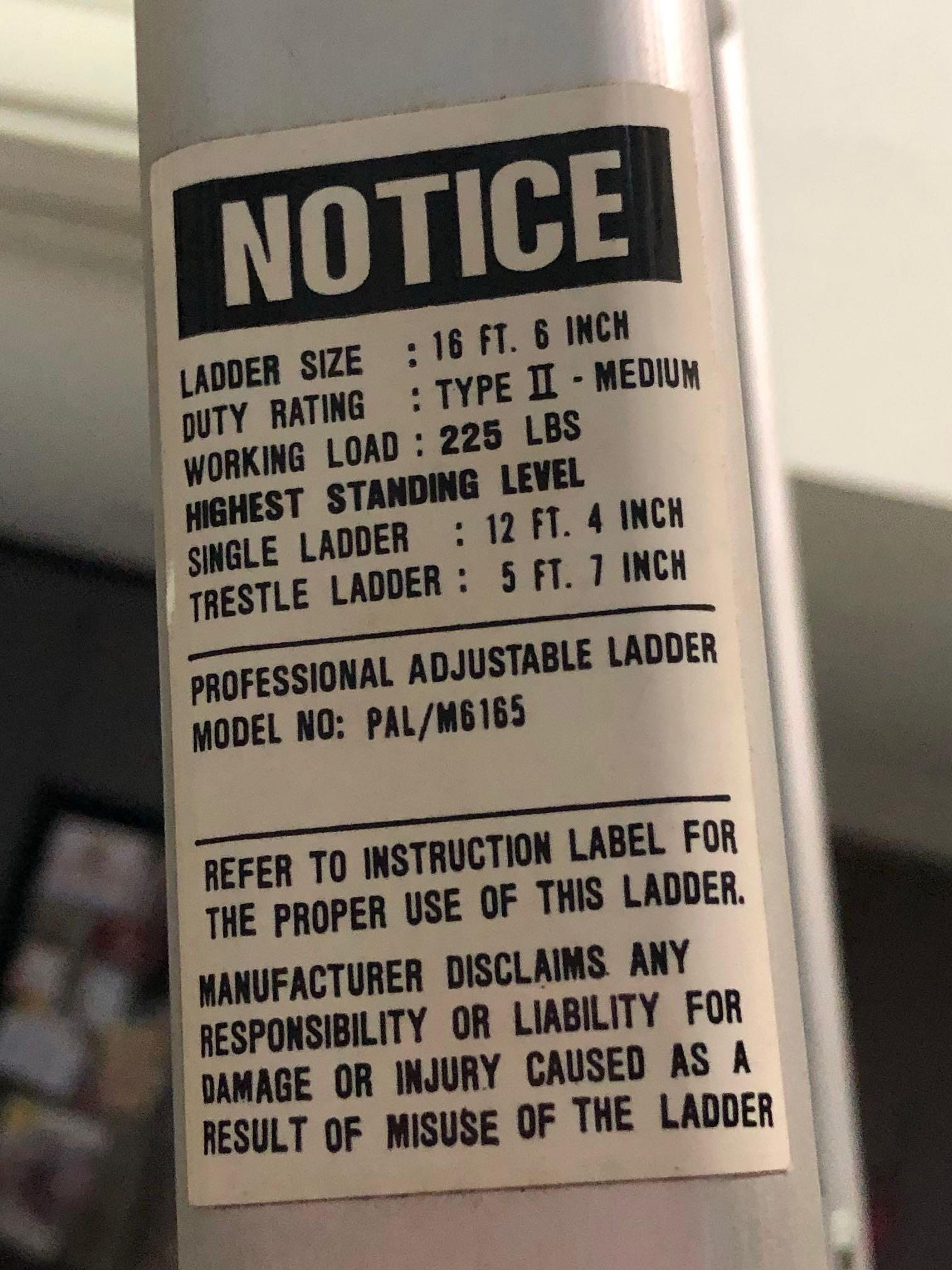 PAL System Adjustable Folding Ladder , Everything Else on Carousell