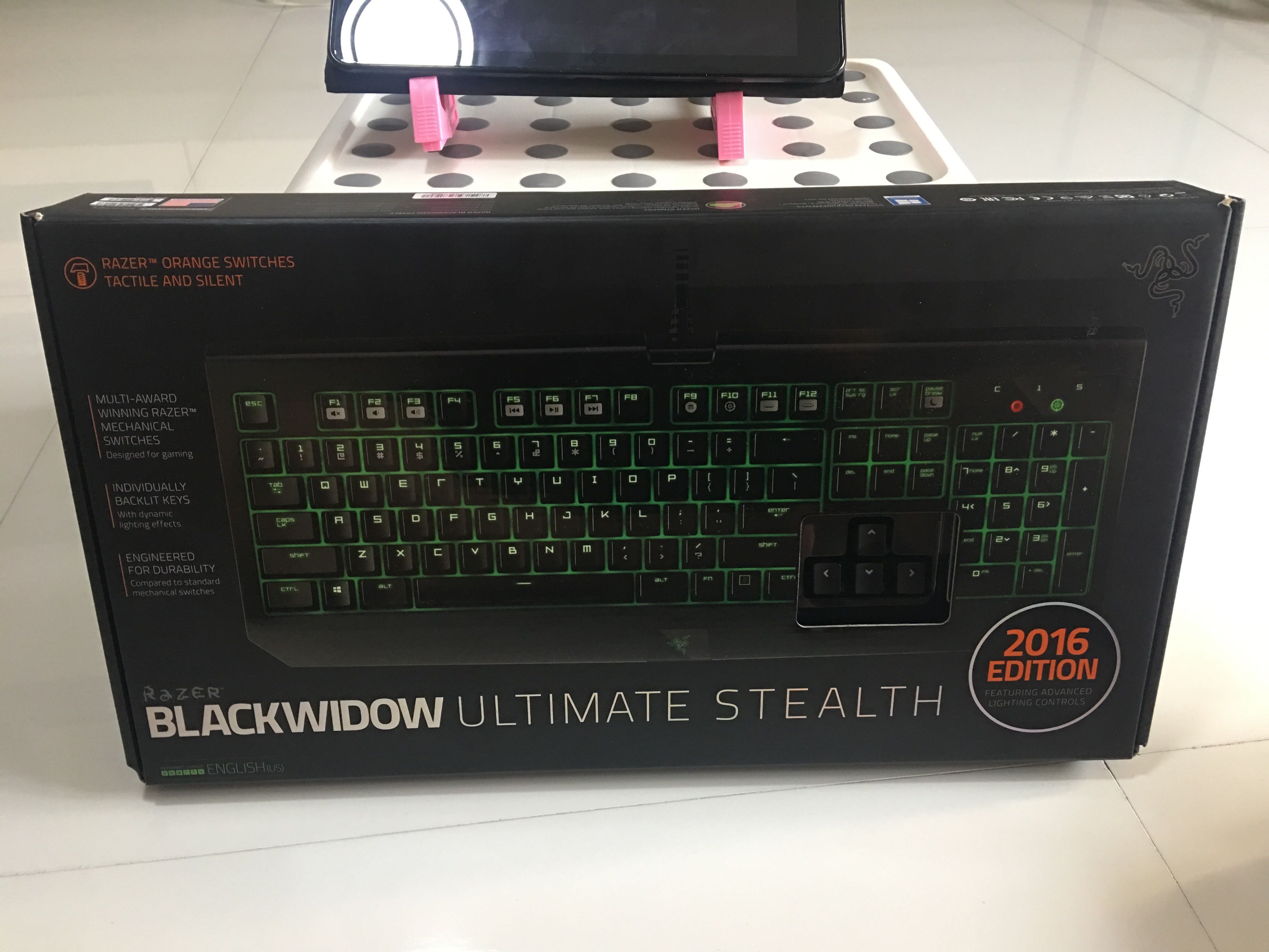 Razer BLACKWIDOW ULTIMATE STEALTH GAMING KEYBOARD (BNIB), Computers ...