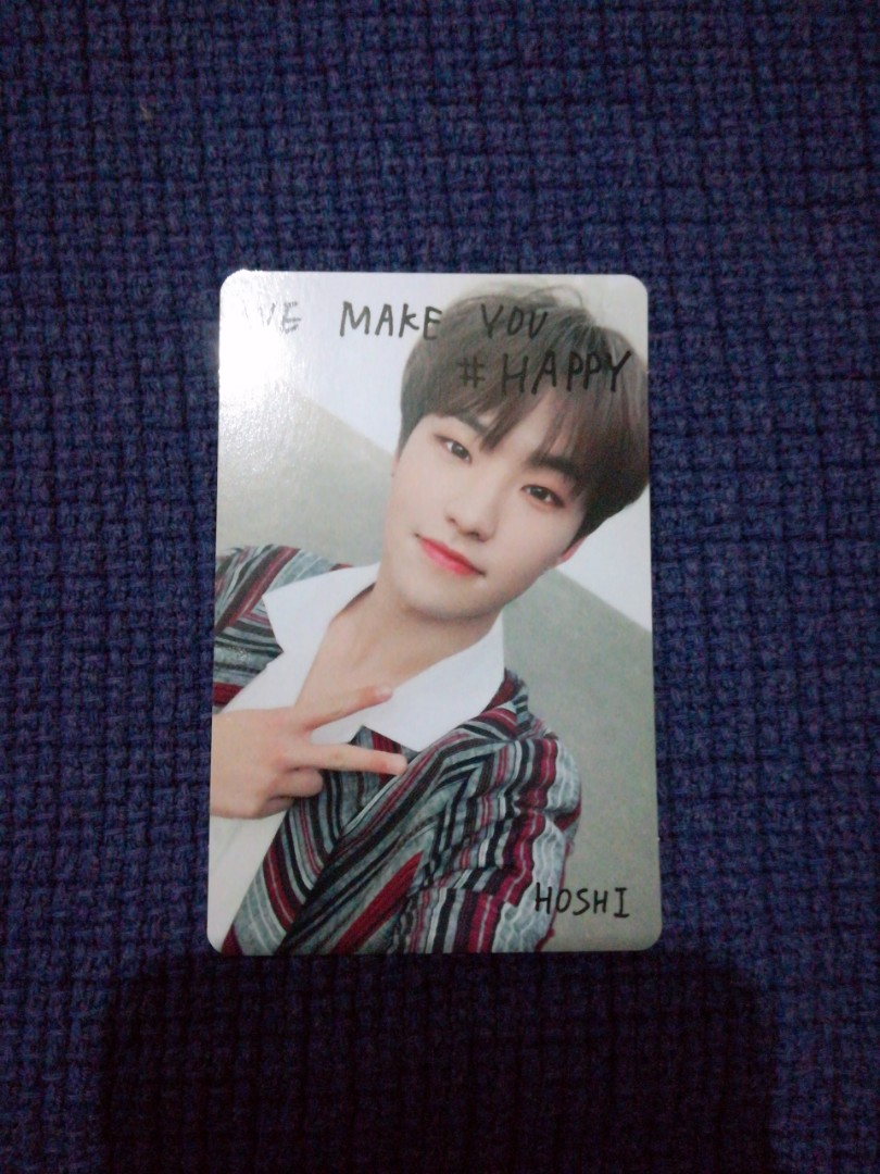 Seventeen Hoshi We Make You Album #Happy Photocard, Hobbies & Toys ...