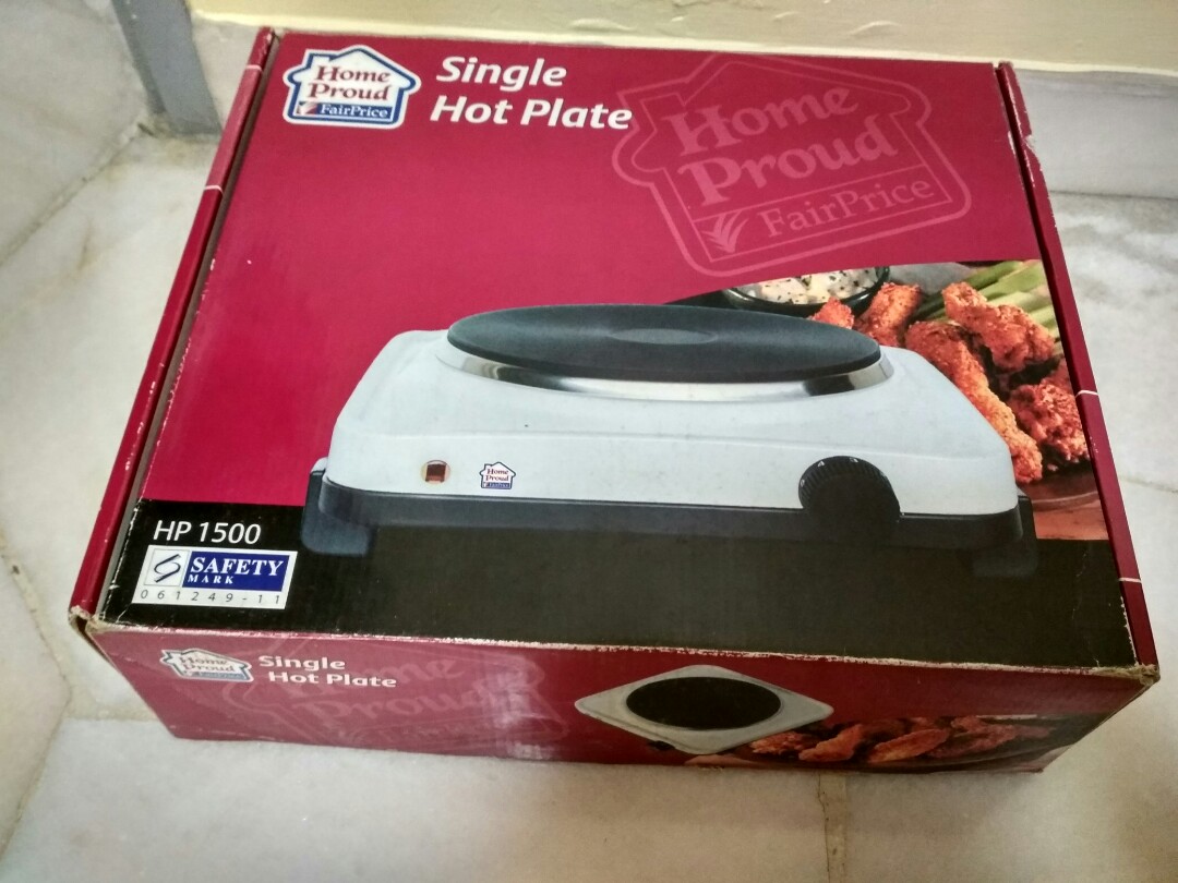Home Proud Fairprice Single Hot Plate, Furniture & Home Living ...