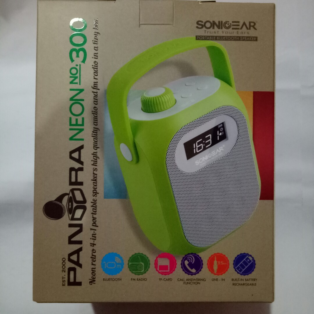 SONIC GEAR PANDORA NEON 300 SPEAKER/RADIO, Audio, Soundbars, Speakers ...