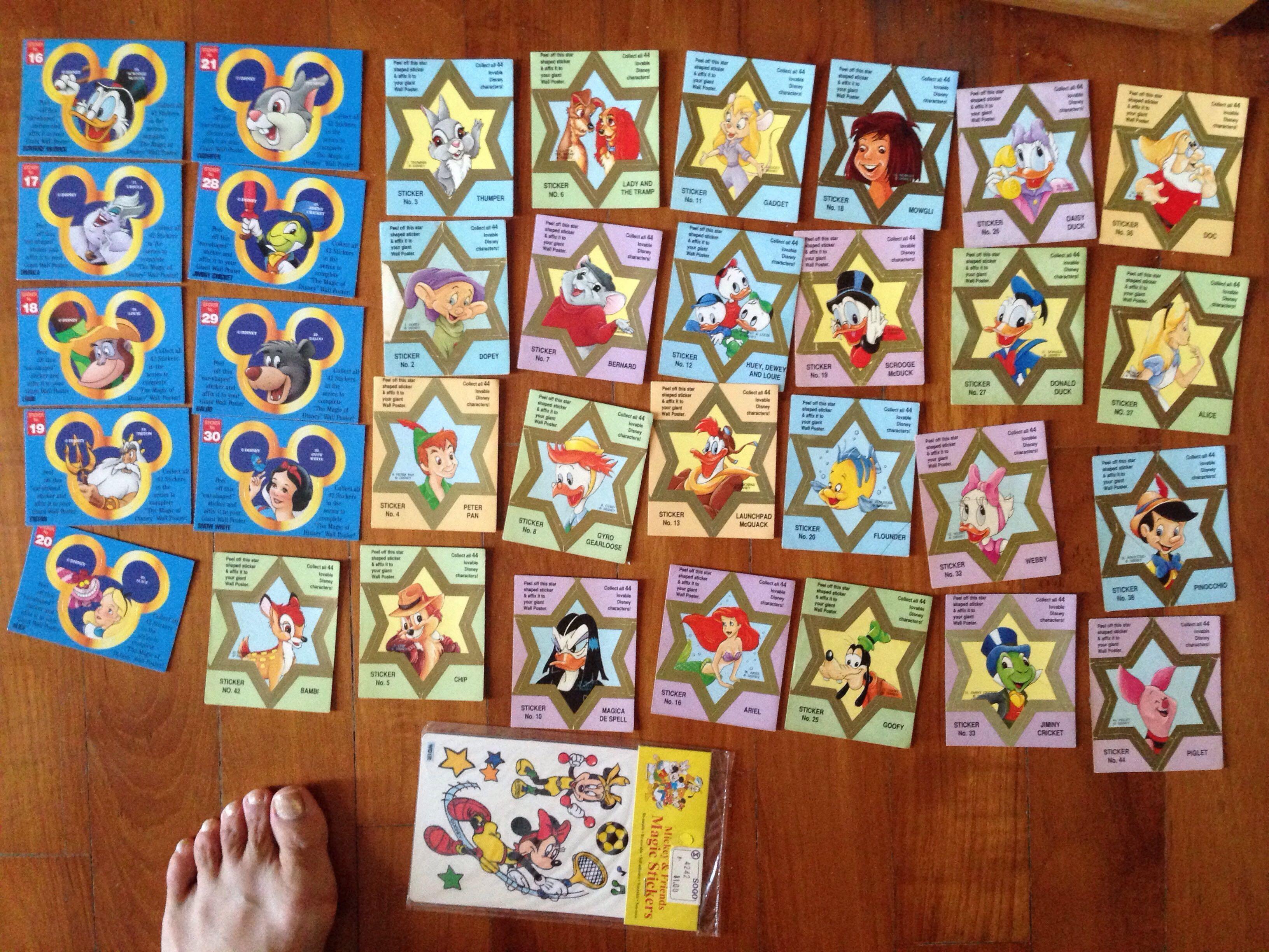 tazo simpsons space jam lenticular , little mermaid stickers , Hobbies ...