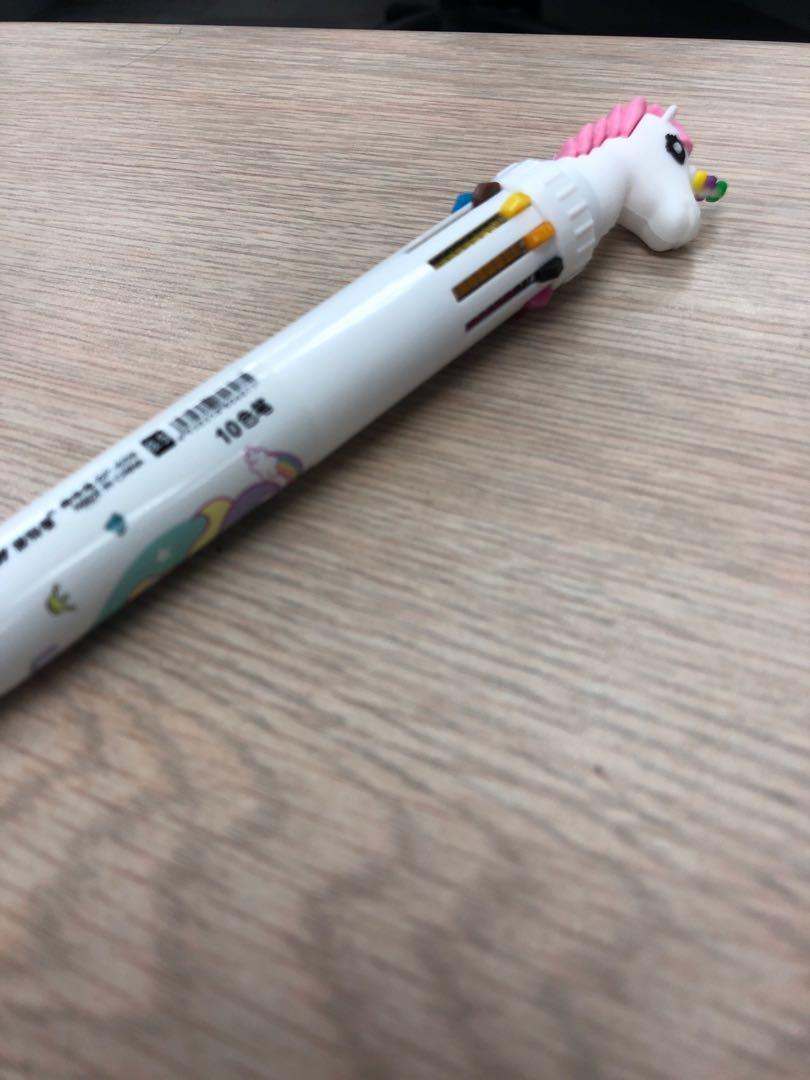 Unicorn Pen ( 10 color in 1 pen ), Hobbies & Toys, Stationery & Craft ...