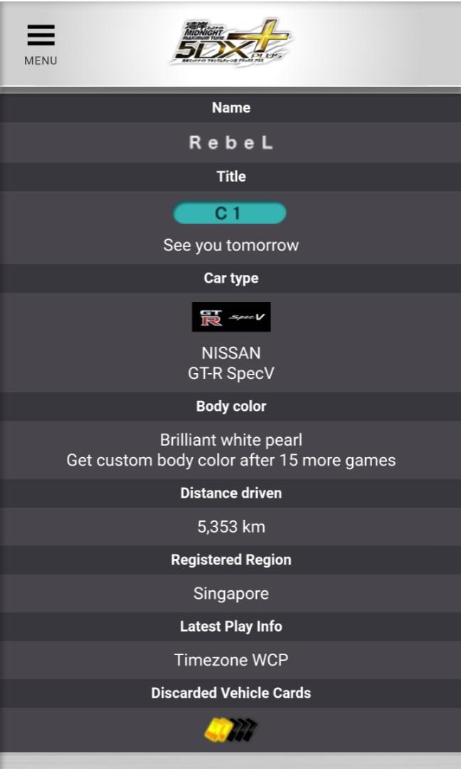 Wangan Midnight Banapass, Everything Else on Carousell