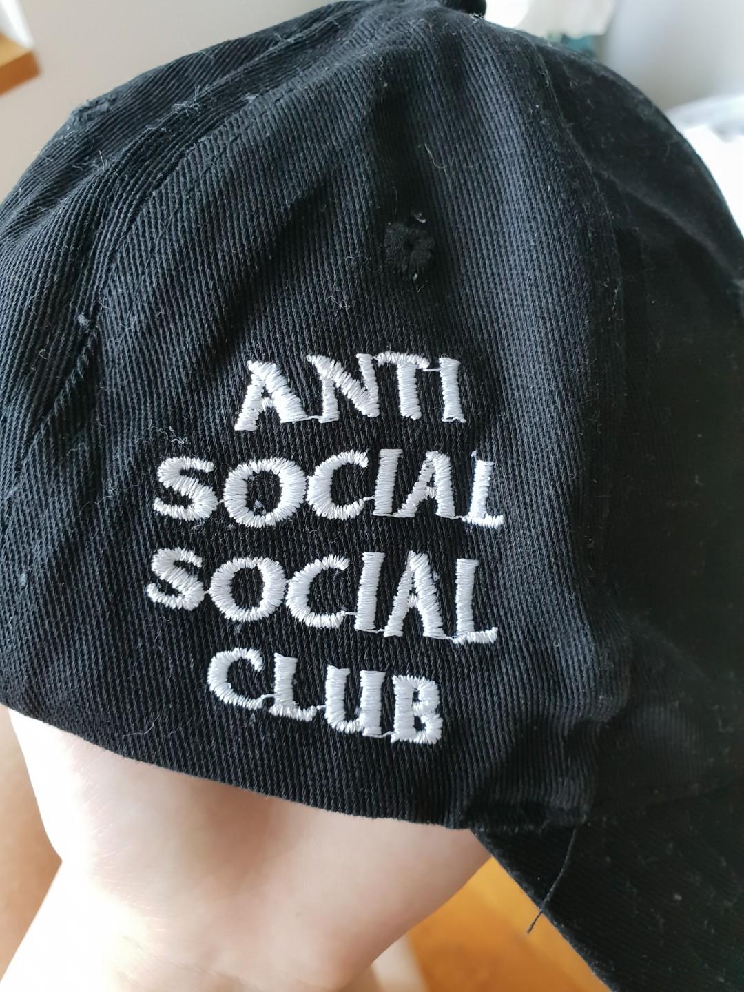 Anti Social Social Club Weird Cap, Women's Fashion, Watches ...