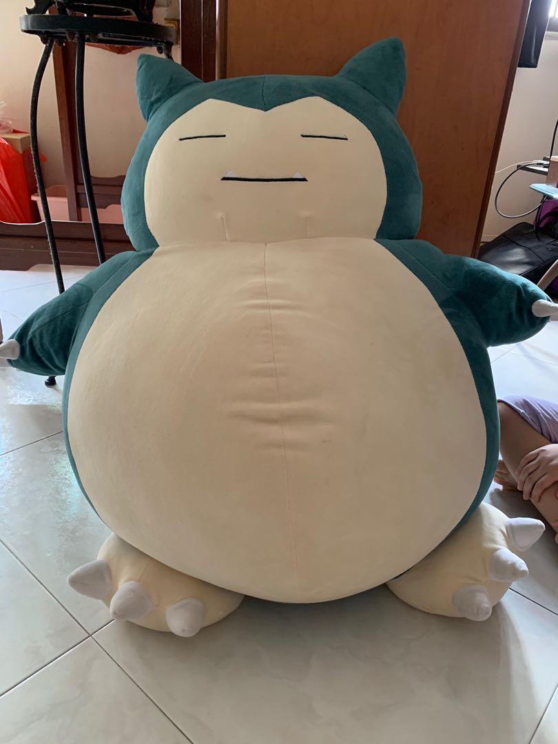 Big Snorlax soft toy, Hobbies & Toys, Toys & Games on Carousell