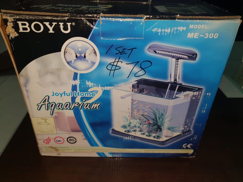 BOYU AQUARIUM TANK, Pet Supplies, For Fish, Fish Tanks on Carousell