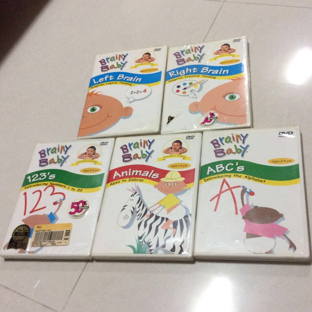 Brainy Baby Education DVD (Kids), Hobbies & Toys, Music & Media, CDs ...