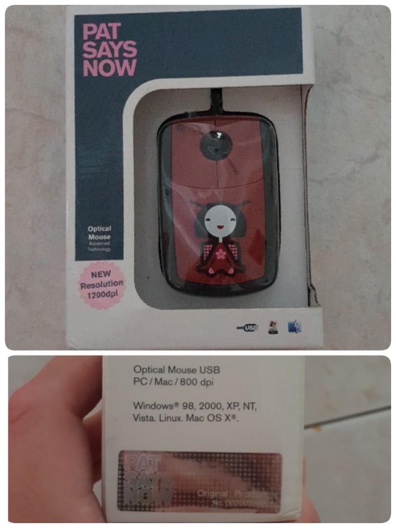 [Brand New in Box] Pat Says Now - Optical Mouse, Computers & Tech ...