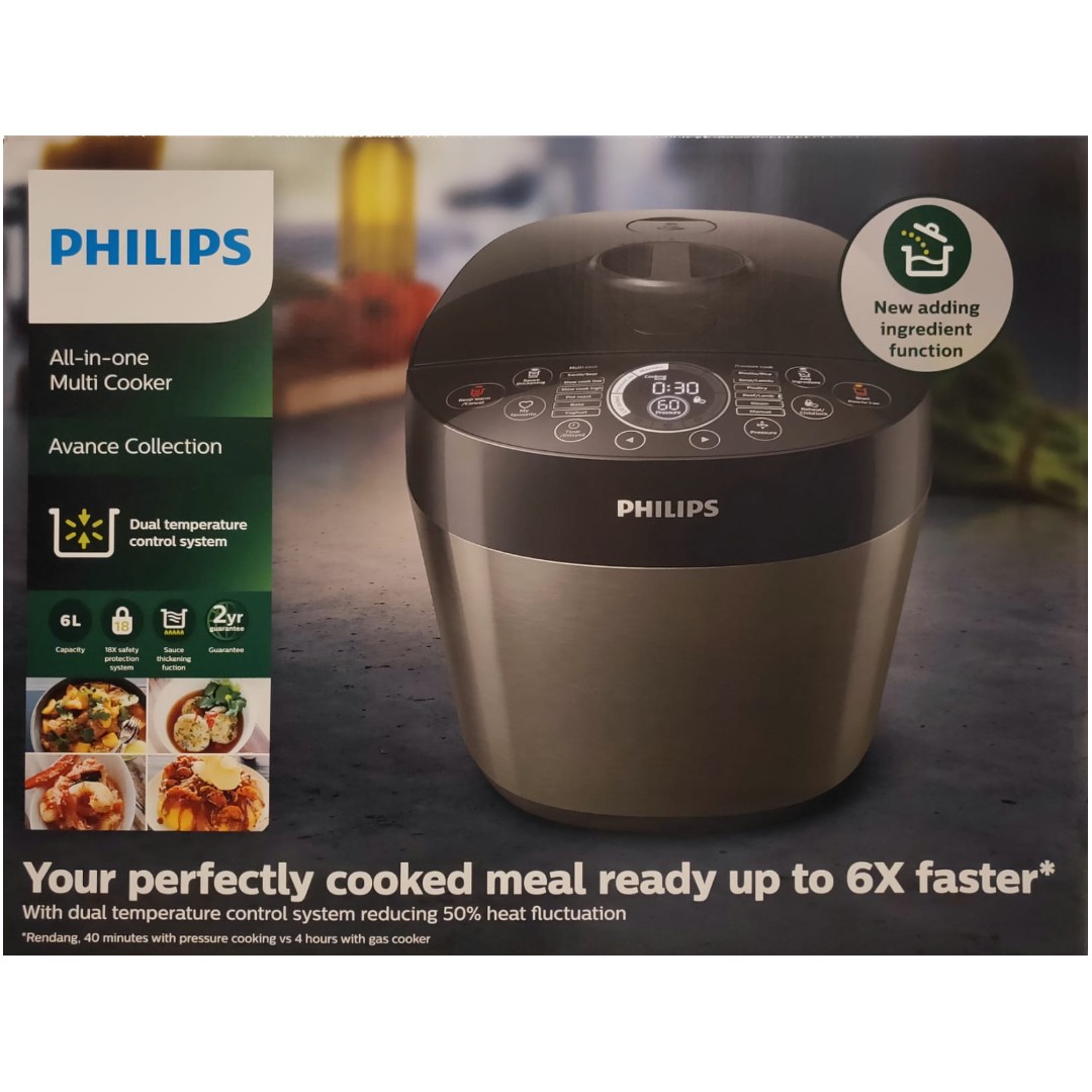 Brand New (Unopen) Philips All-in-one Multi Cooker HD2145/62, TV & Home ...