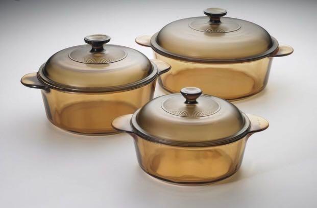 Corning 6 Pcs Versa Pot Set (Visions), Furniture & Home Living ...