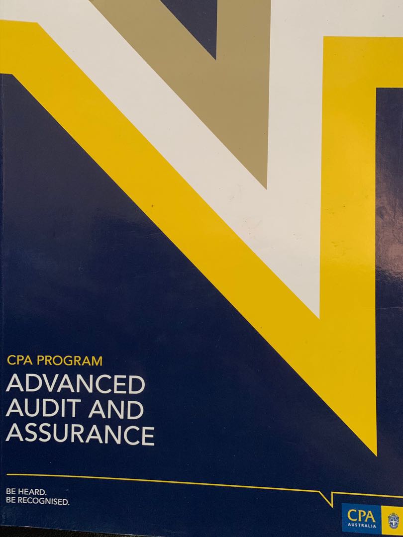 CPA AUSTRALIA-ADVANCE AUDIT AND ASSURANCE, Hobbies & Toys, Books ...
