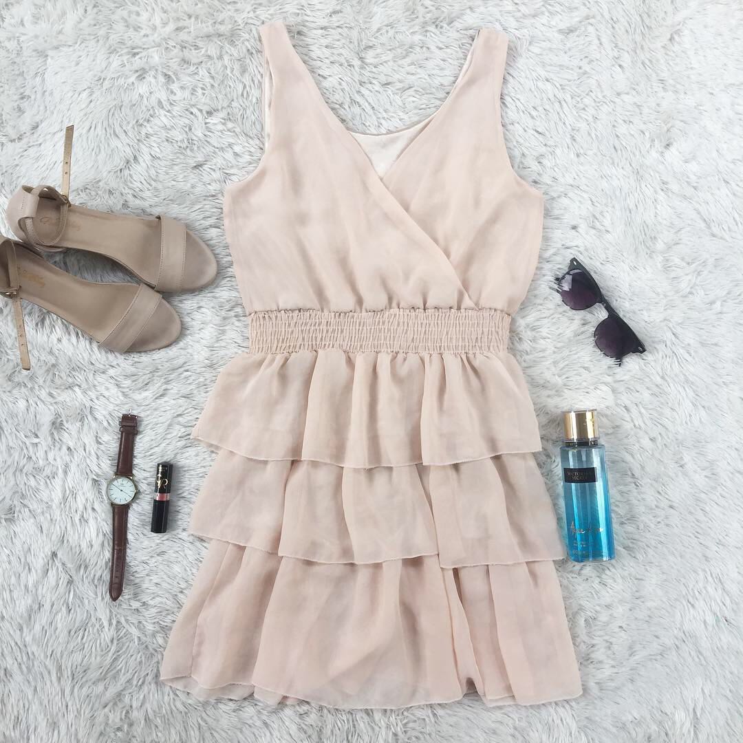 Cream raffles dress, Women's Fashion, Dresses & Sets, Dresses on Carousell