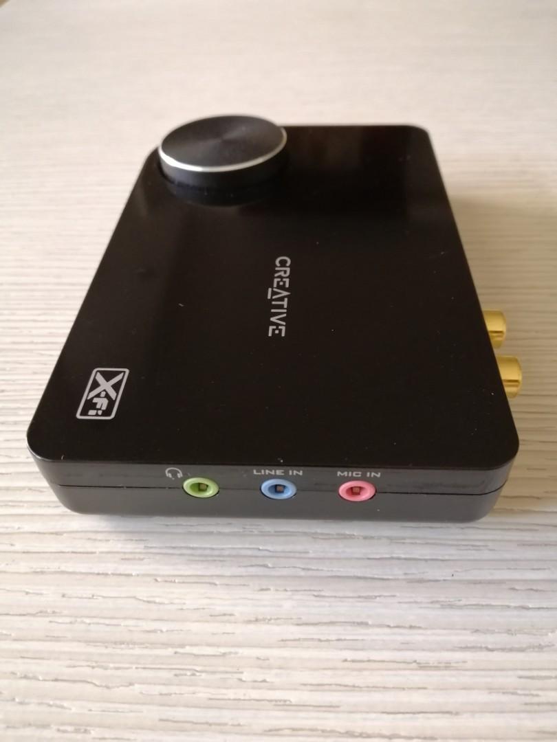 Creative Sound Blaster X-Fi Surround 5.1 external soundcard, Audio ...