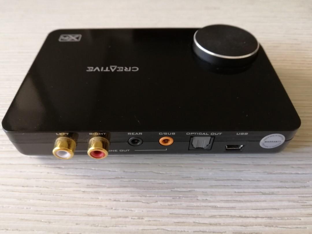 Creative Sound Blaster X-Fi Surround 5.1 external soundcard, Audio ...