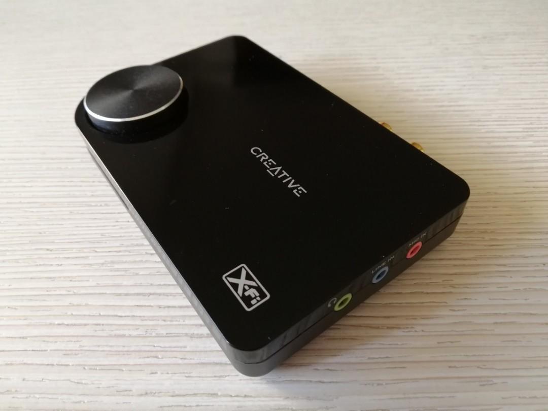 Creative Sound Blaster X-Fi Surround 5.1 external soundcard, Audio ...