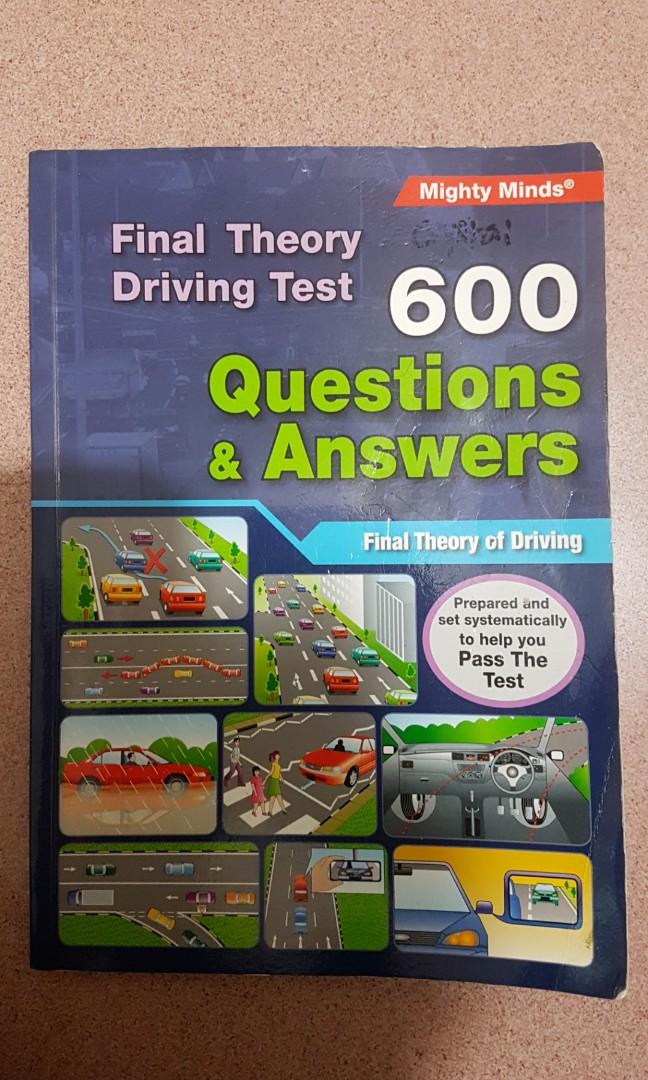 Final Theory Book - Q&A for FTT driving test, Hobbies & Toys, Books ...