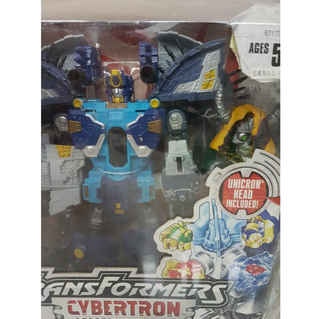 G1 Transformers Cybertron Primus with Unicron Head Masterpiece RID ...