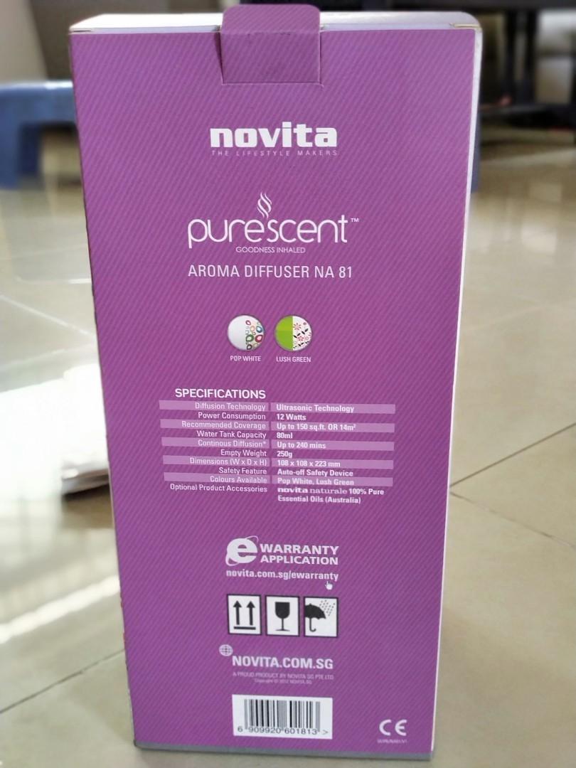 Good as new! Novita aroma assure diffuser, Furniture & Home Living ...