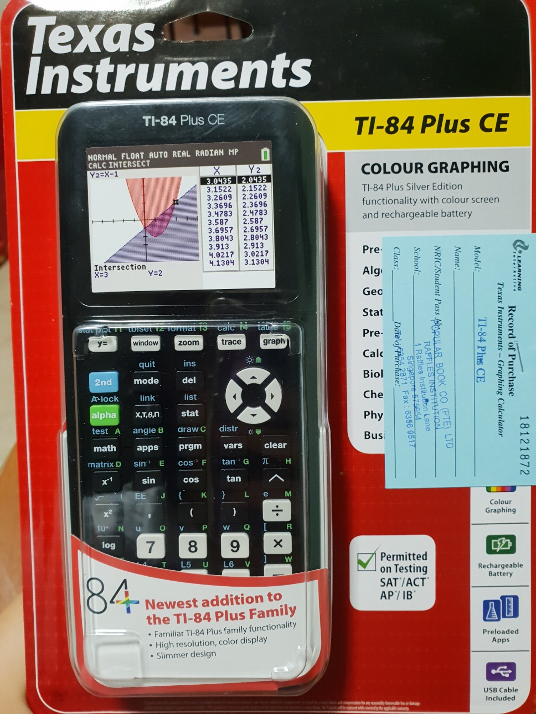 Graphic Calculator TI-84Plus CE, Computers & Tech, Office & Business ...