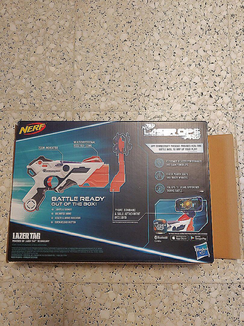 Hasbro Nerf Laser Ops Alphapoint with AR Solo attachment, Hobbies ...