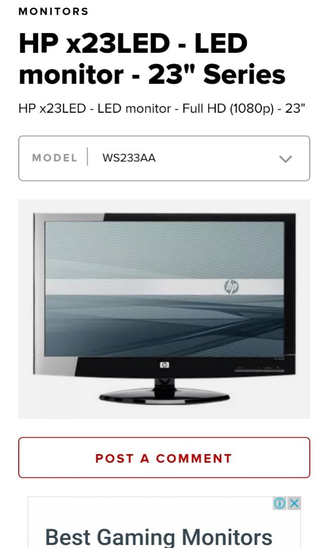 HP Pavilion p6690d Desktop PC With HP x23LED - LED monitor - 23" Series ...