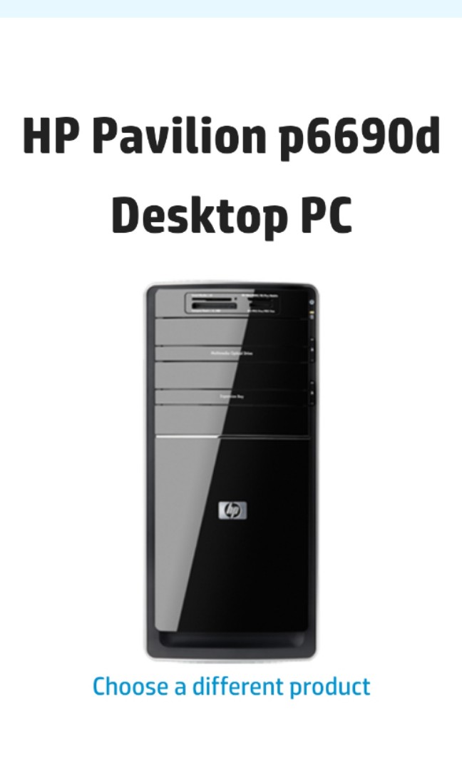 HP Pavilion p6690d Desktop PC With HP x23LED - LED monitor - 23" Series ...