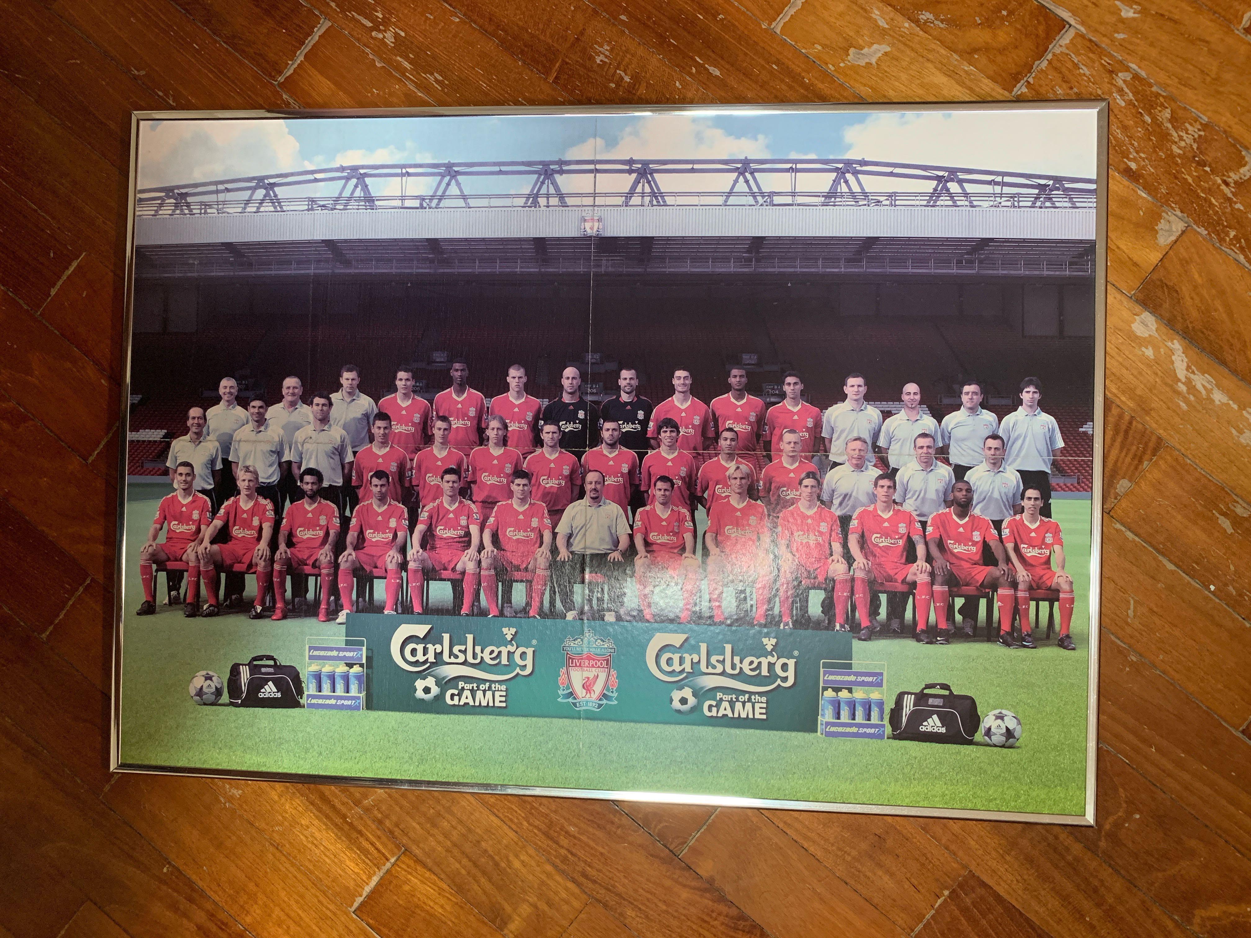 Limited edition Liverpool poster Steven Gerard and squad , Sports ...