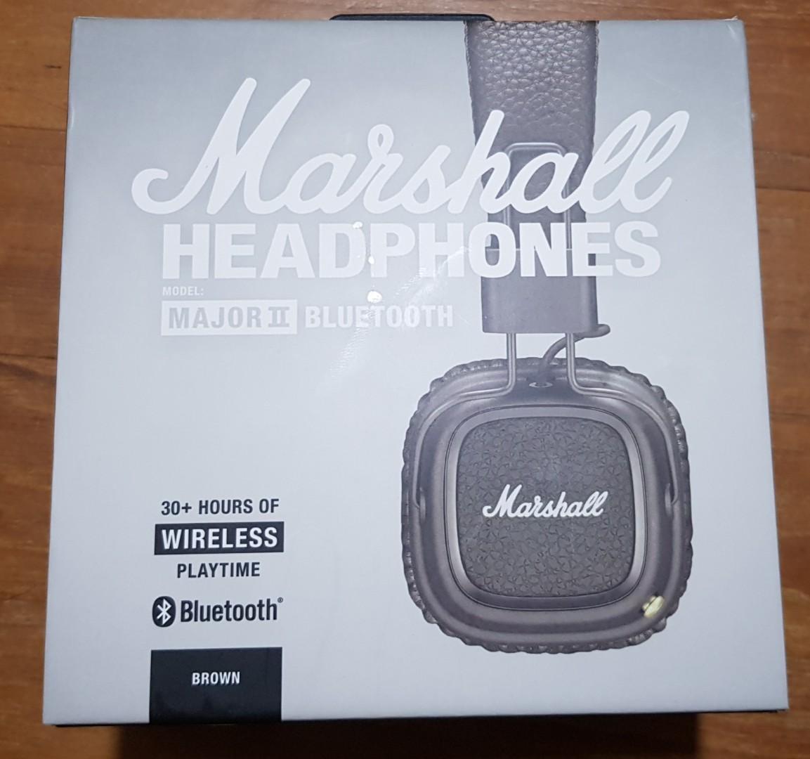 Marshall Headphones Major II Bluetooth, Audio, Headphones & Headsets on ...
