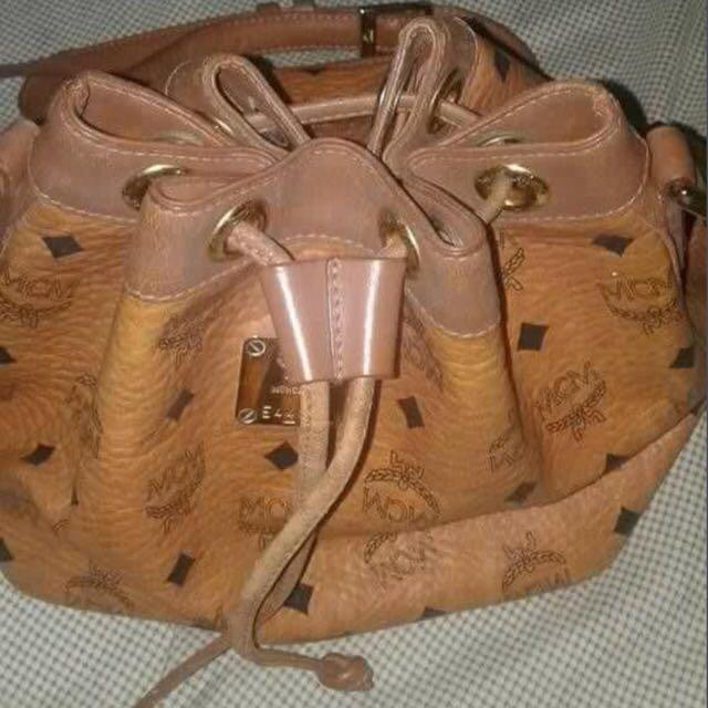 MCM Original Vintage Drawstring Bucket Bag - Small, Women's Fashion ...