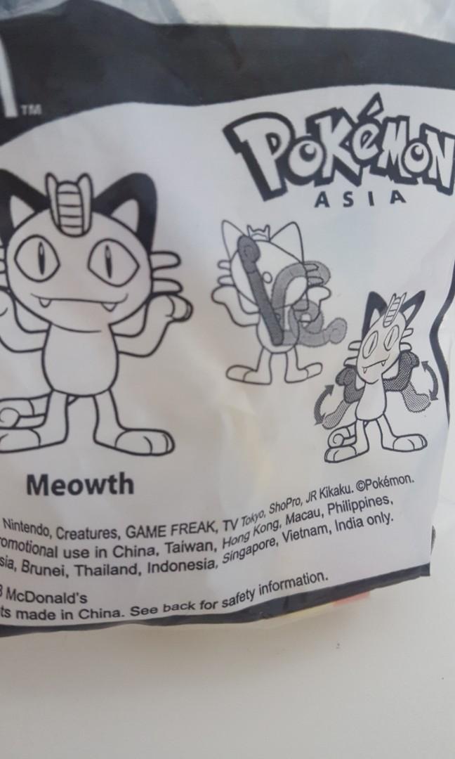 Meowth Pokemon, Hobbies & Toys, Collectibles & Memorabilia, Fan ...