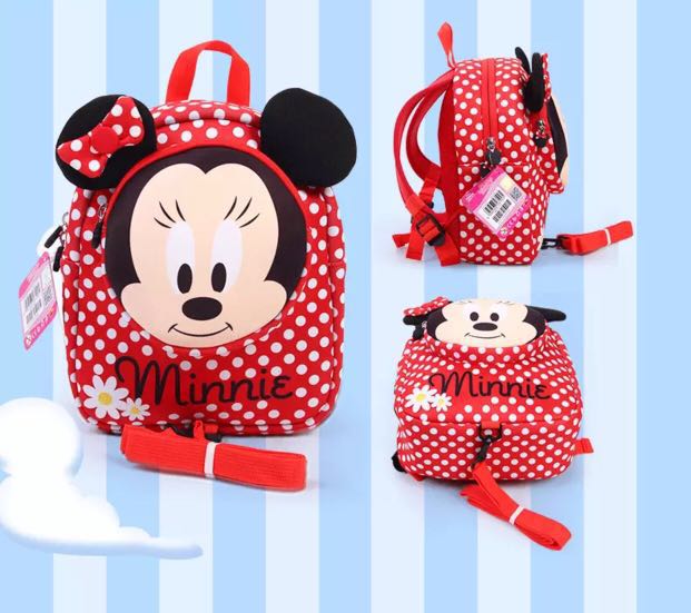 MINNIE MOUSE kids backpack, Babies & Kids, Going Out, Diaper Bags ...