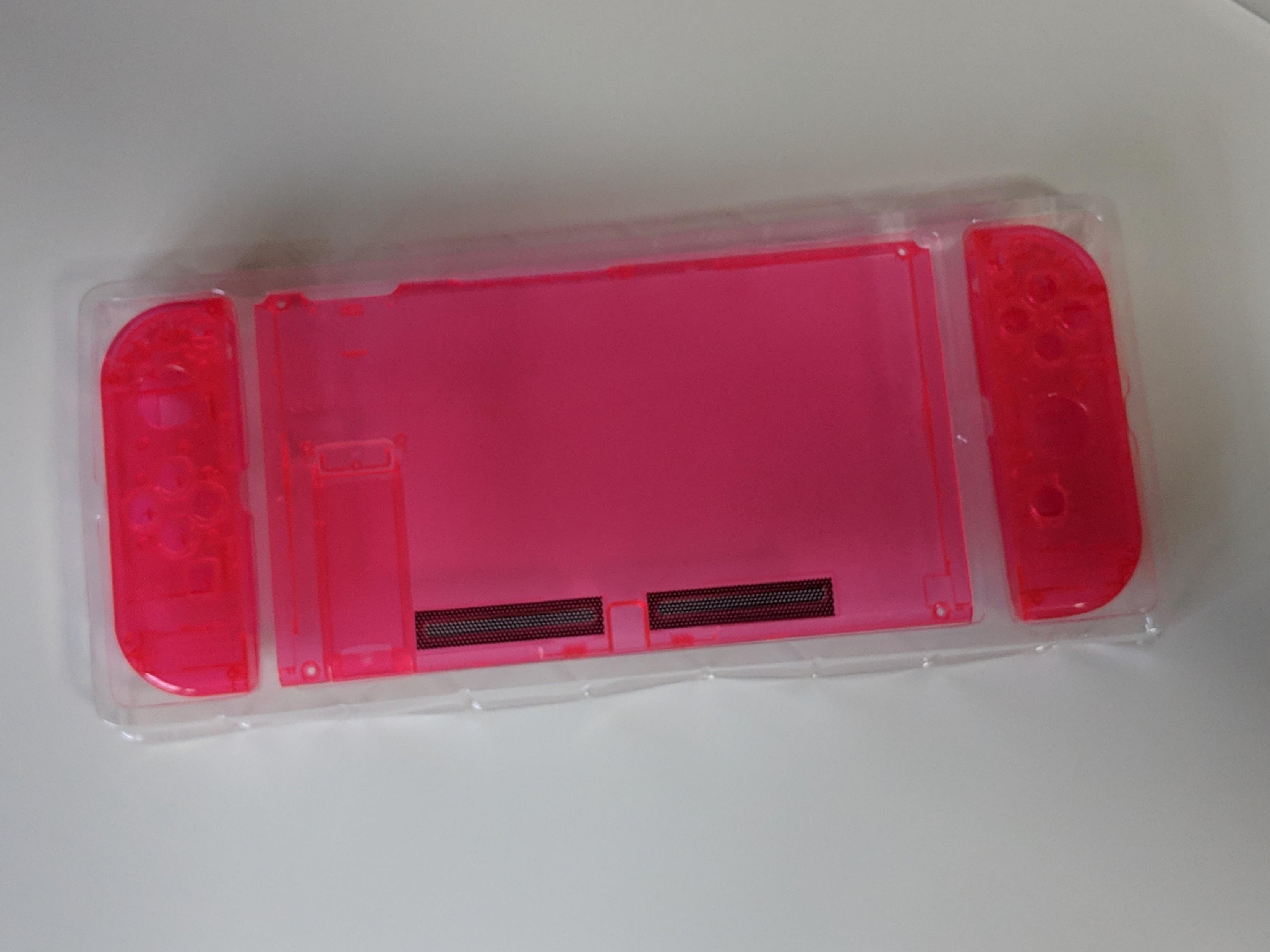 Nintendo Switch shells (watermelon red), Video Gaming, Video Game ...