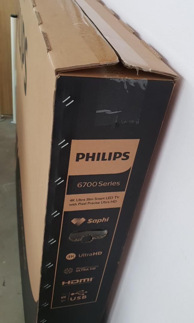 Empty box philips 65 inch tv box (empty), TV & Home Appliances, TV ...