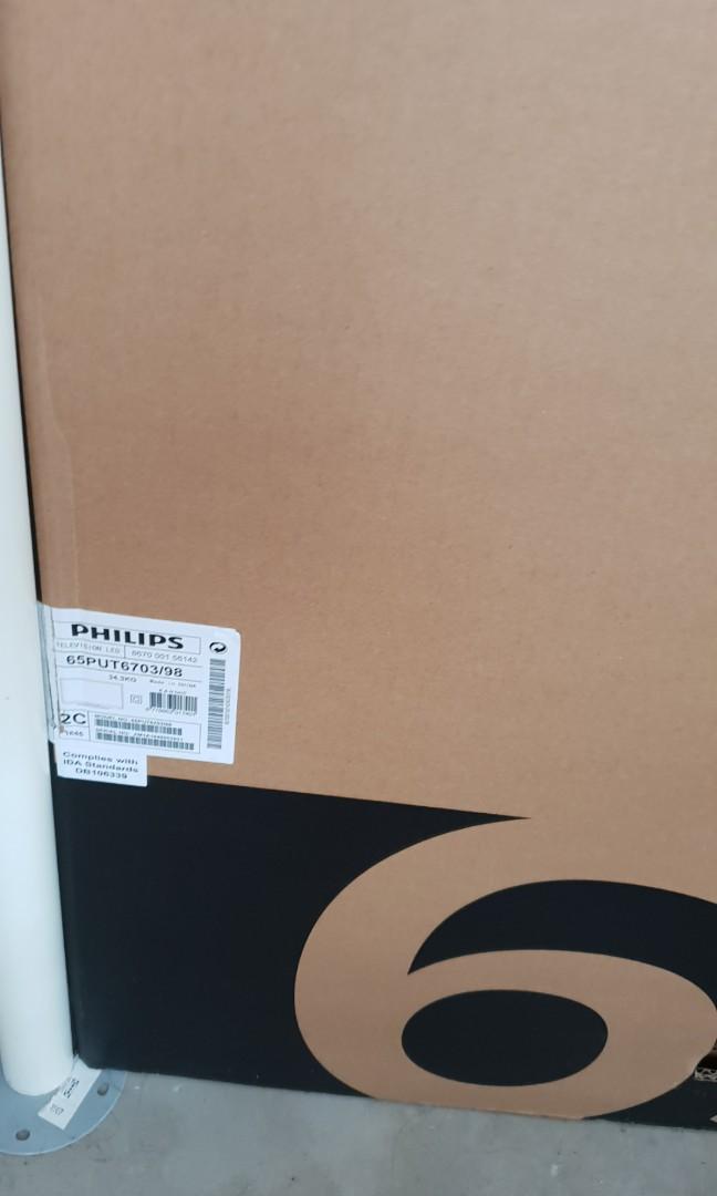Empty box philips 65 inch tv box (empty), TV & Home Appliances, TV ...