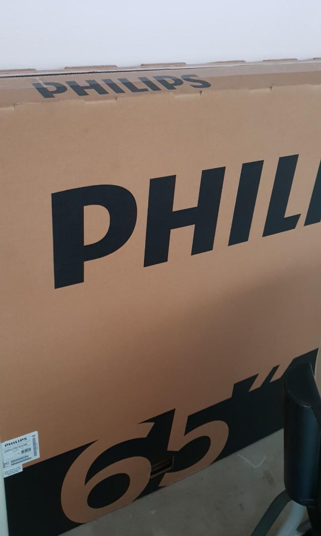 Empty box philips 65 inch tv box (empty), TV & Home Appliances, TV ...