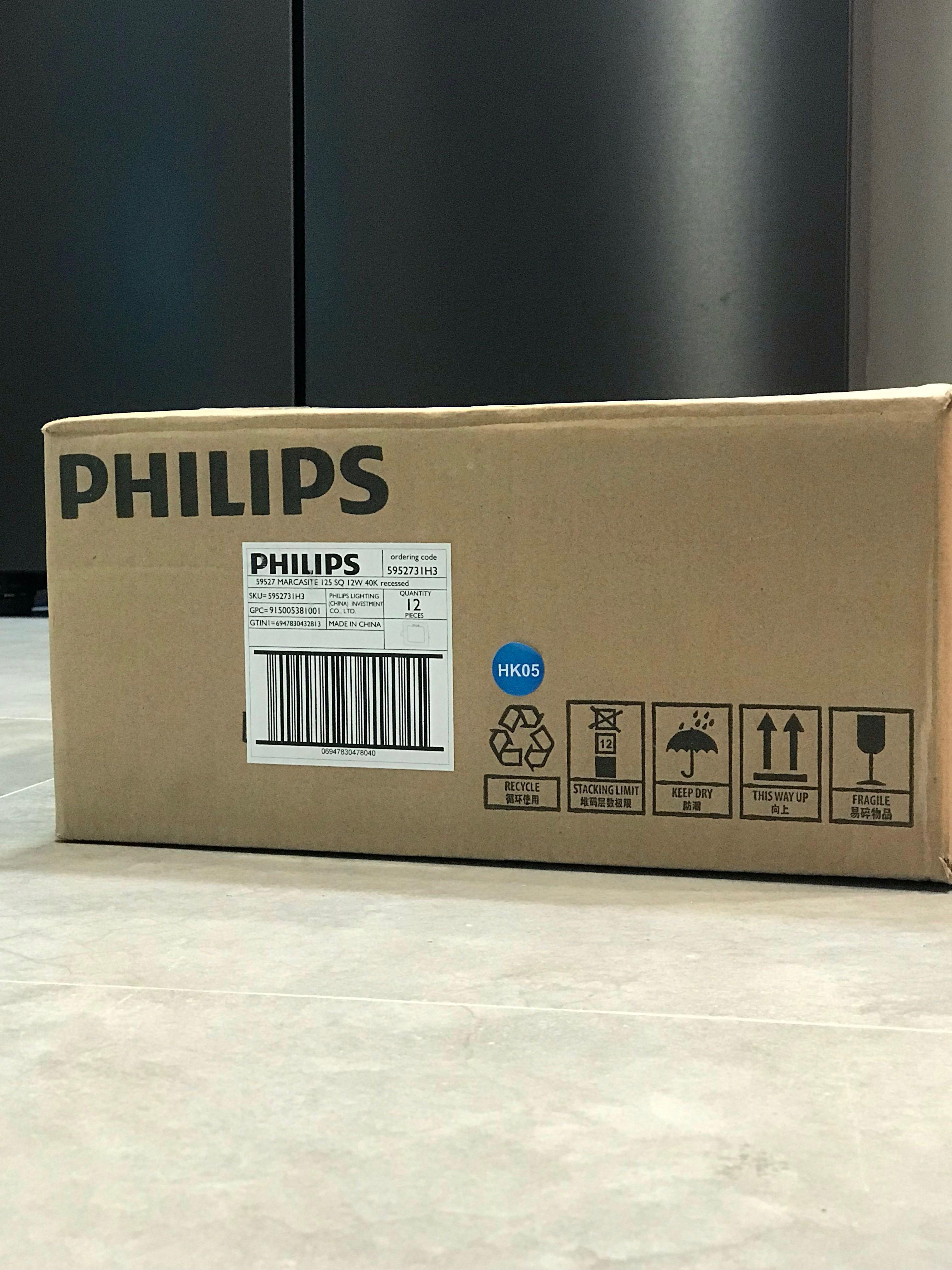 Philips Marcasite LED Downlight 59527, Furniture & Home Living ...