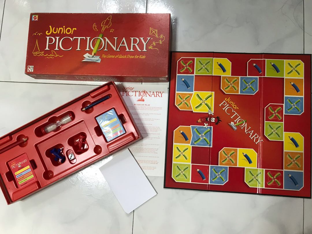 Pictionary Junior Board Game, Hobbies & Toys, Toys & Games on Carousell
