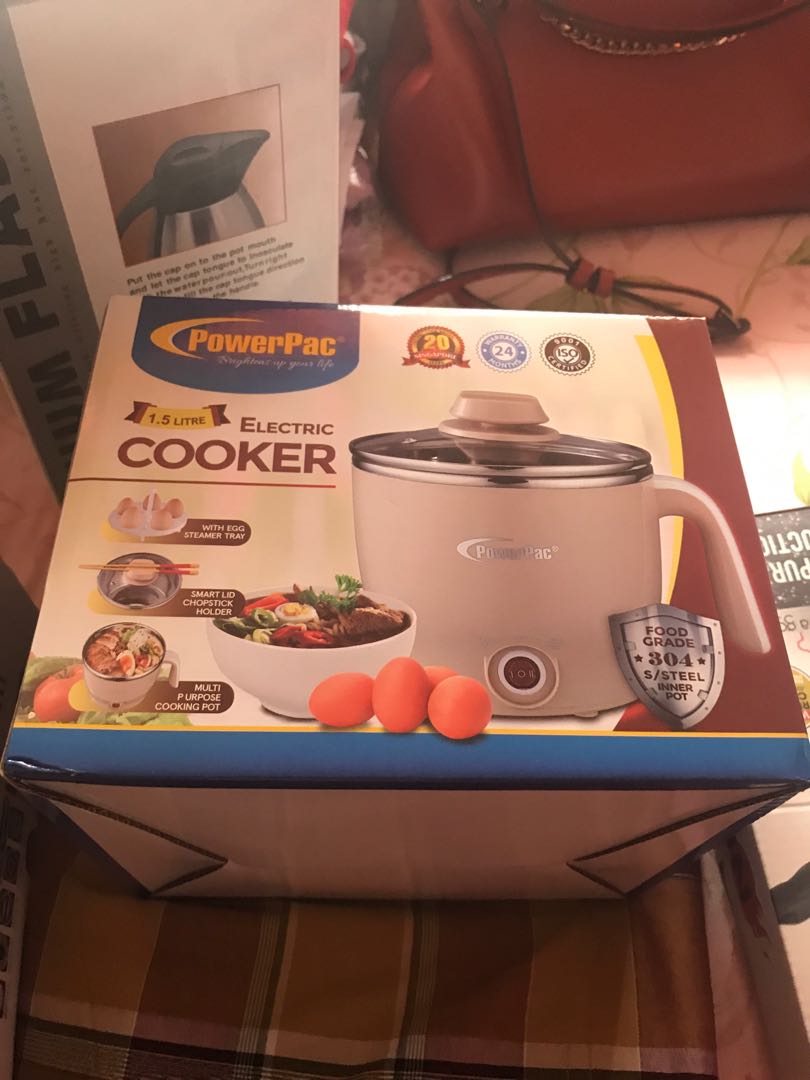 Powerpac 1.5L Mini cooker, TV & Home Appliances, Kitchen Appliances ...