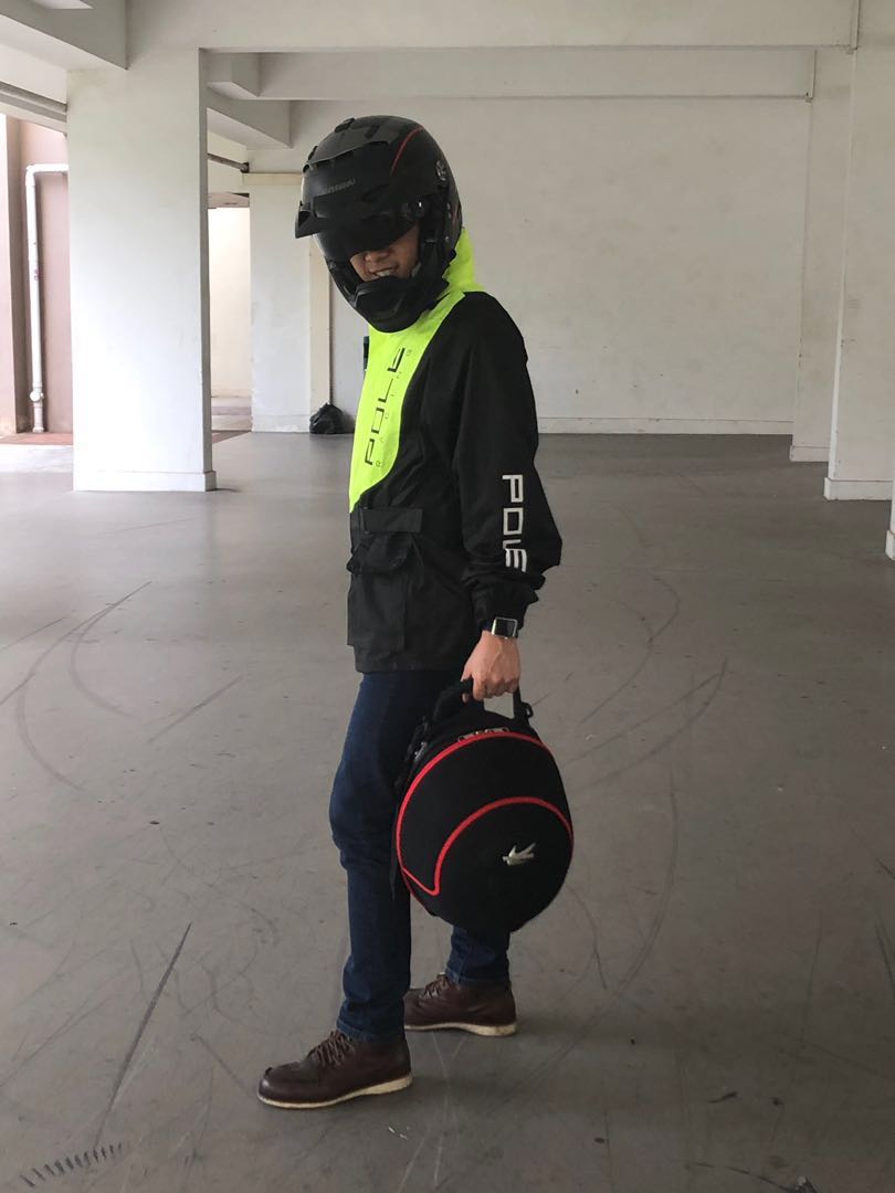 Pro biker Helmet Shell w sling, Motorcycles, Motorcycle Apparel on ...