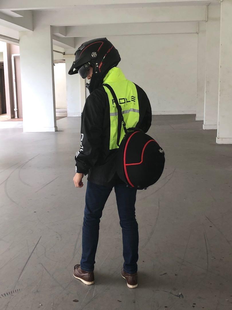 Pro biker Helmet Shell w sling, Motorcycles, Motorcycle Apparel on ...