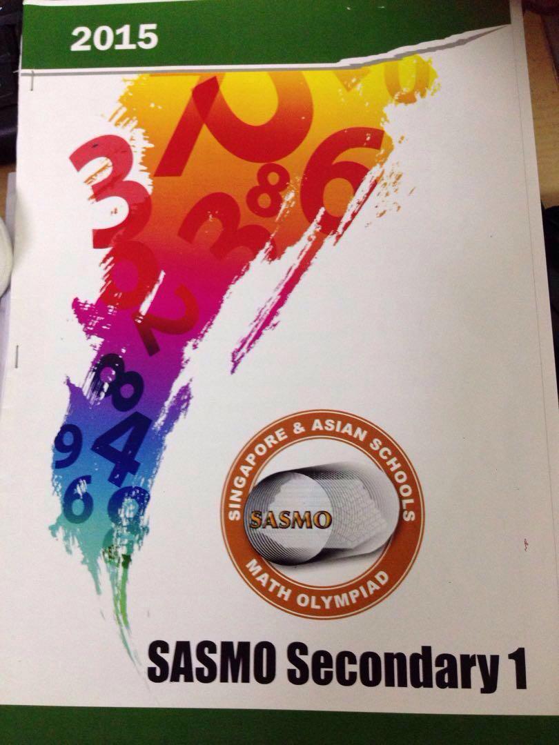 SASMO Sec 2 2015 | math olympiad | competition | exam paper | SASMO sec ...